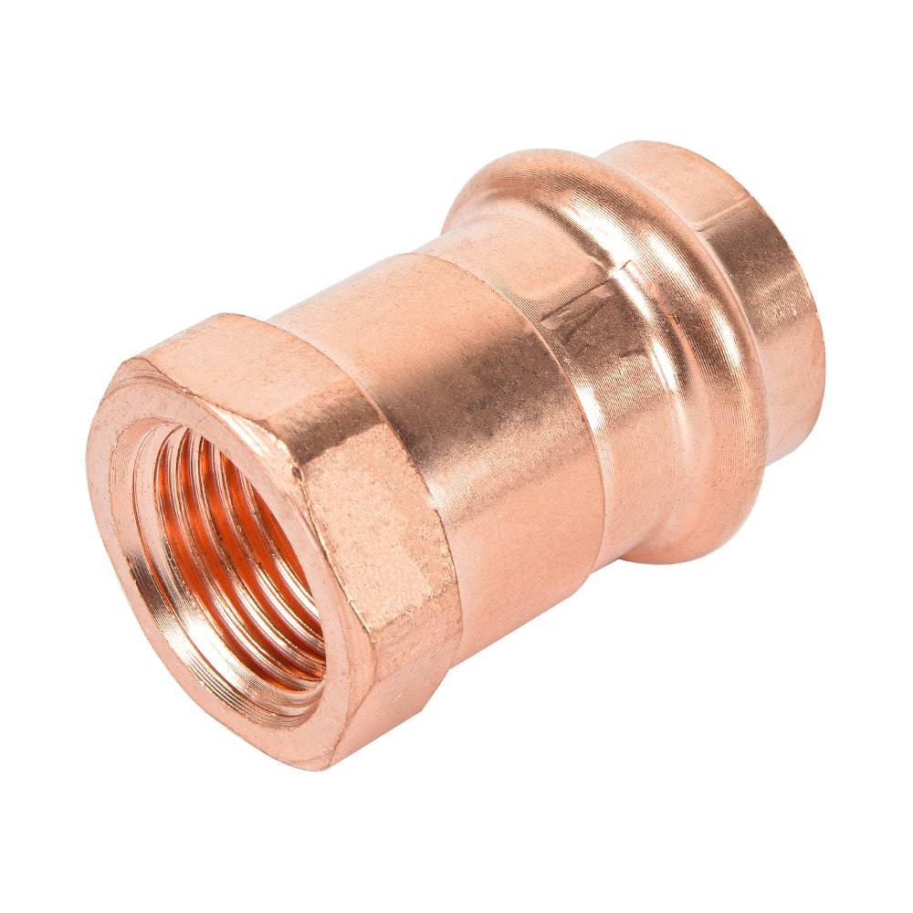 NPT Thread Copper Pipe Connection Straight Copper Fittings – PLUMBMALL